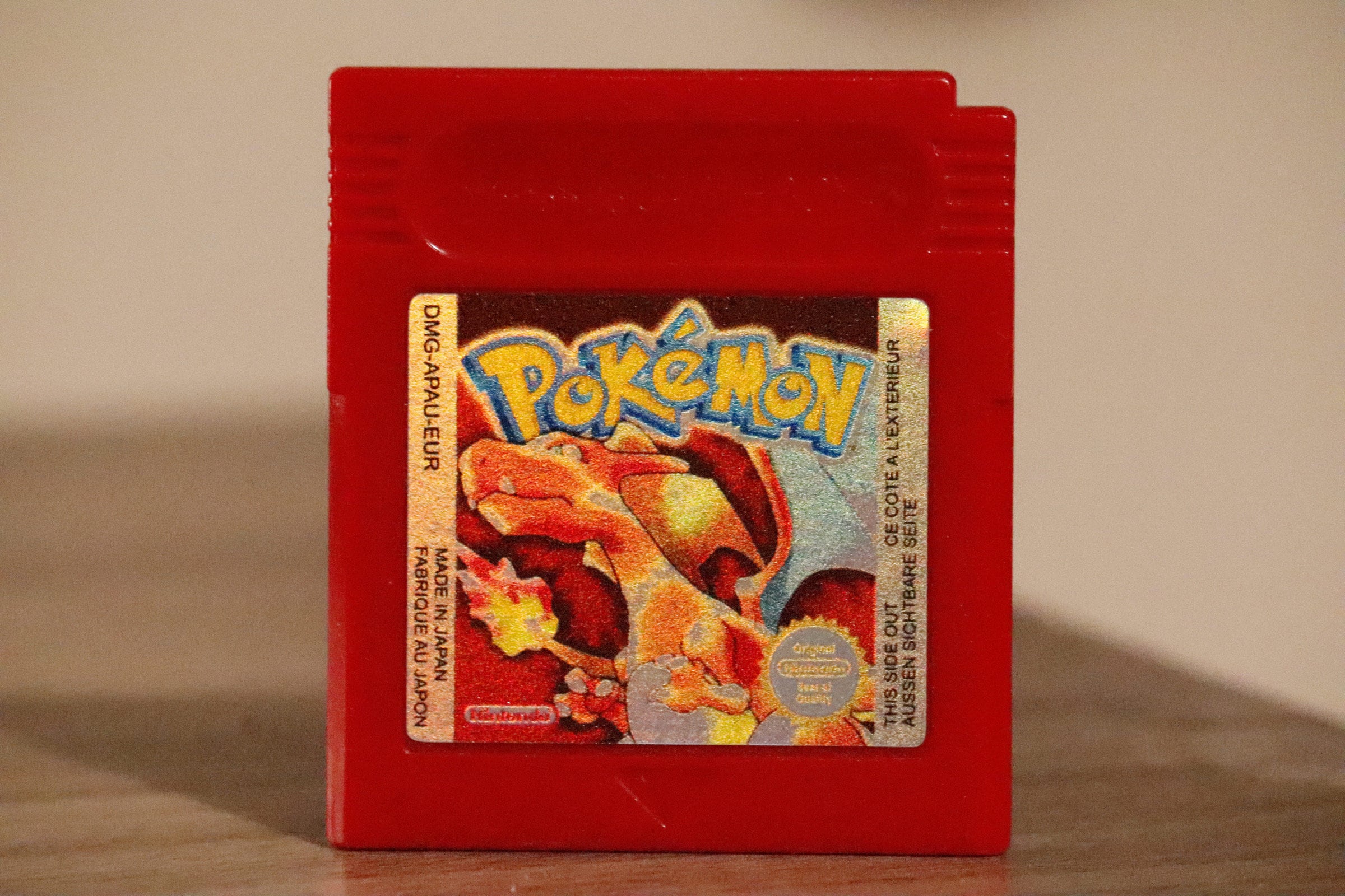 Pokémon Red Cartridge Sticker Rainbow Holographic for Gameboy and ...