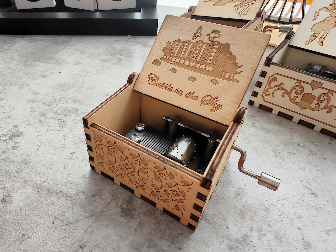Handcrafted Wooden Music Box With Movie and Game Music Options - Etsy