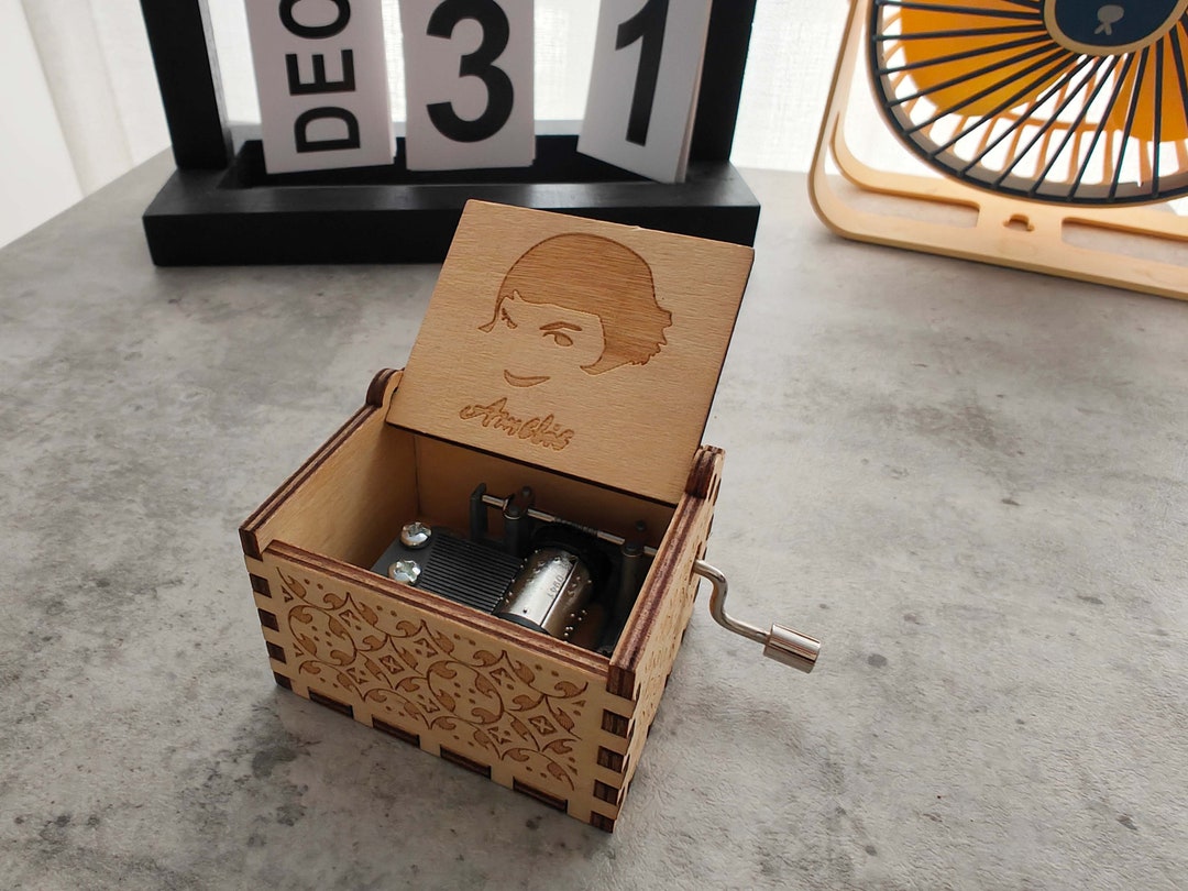Handcrafted Wooden Music Box With Movie and Game Music Options - Etsy