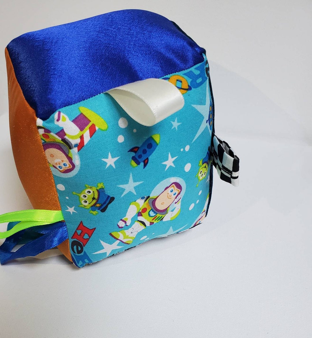 Sensory Cube, Buzz Lightyear Theme, Sensory Block, Developmental Toy ...