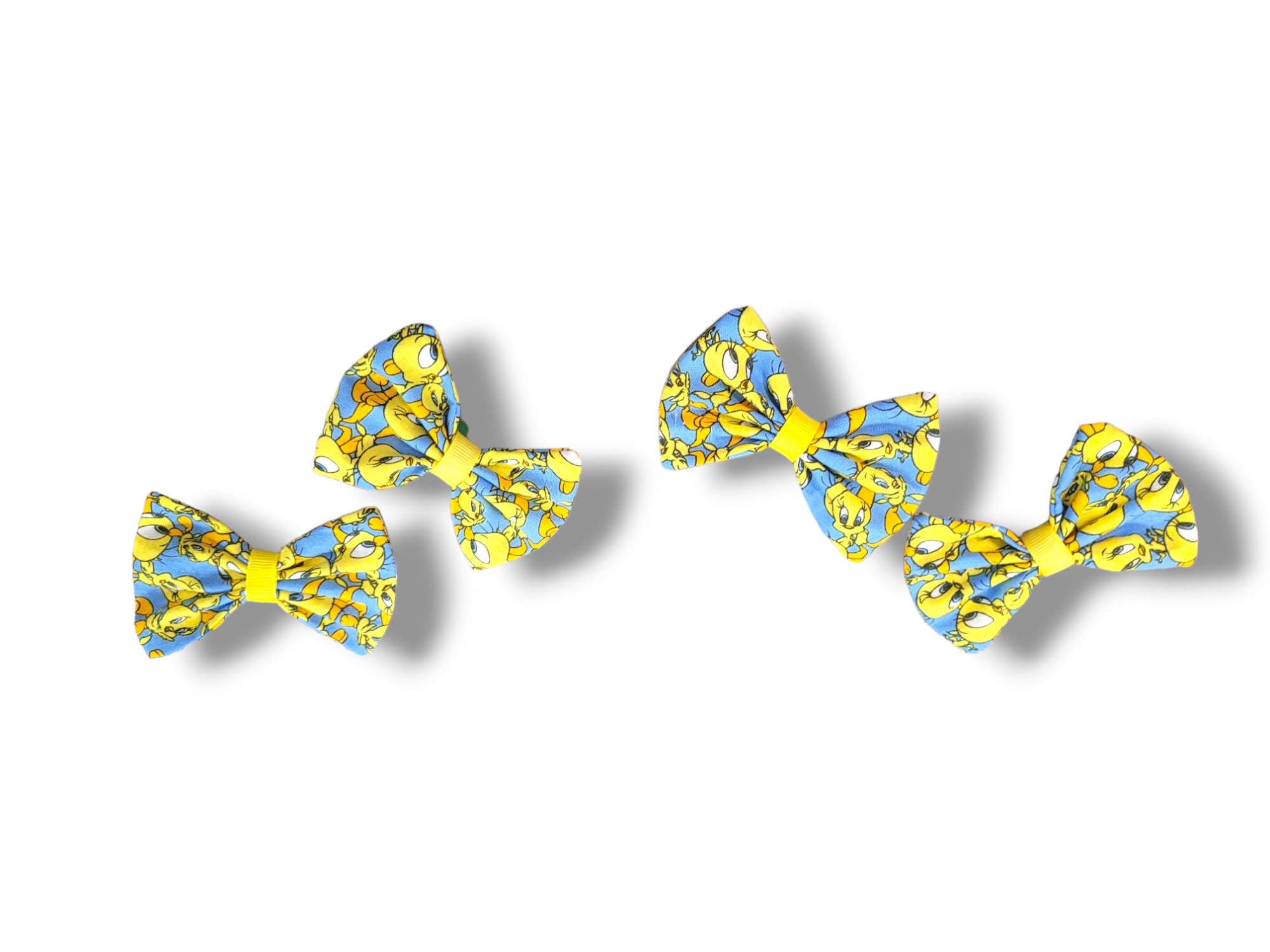 Tweety Bird Hair Bows, Toddler Hair Bows , Handmade Bows, Baby Hair ...