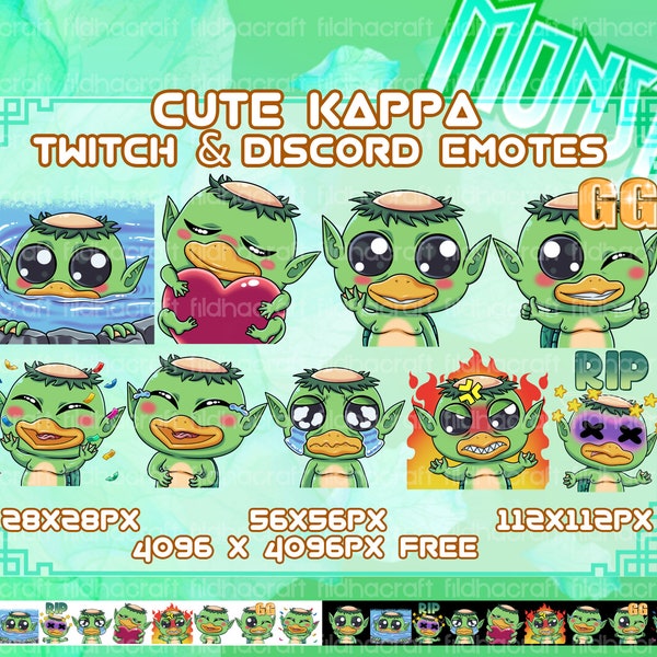 Kappa Twitch Emote - Etsy