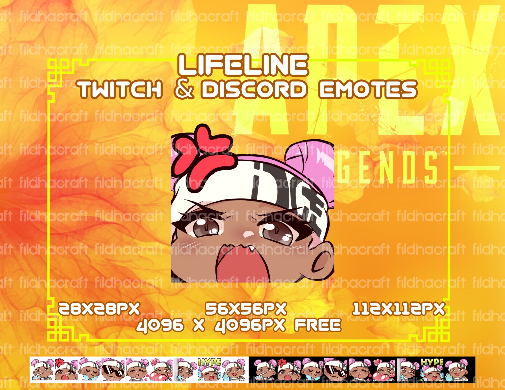 Lifeline Twitch Emotes Bundle, Lifeline Emotes Pack, Lifeline Discord ...