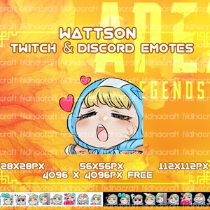 Wattson Twitch Emotes Bundle, Wattson Emotes Pack, Wattson Discord ...