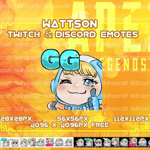 Wattson Twitch Emotes Bundle, Wattson Emotes Pack, Wattson Discord ...