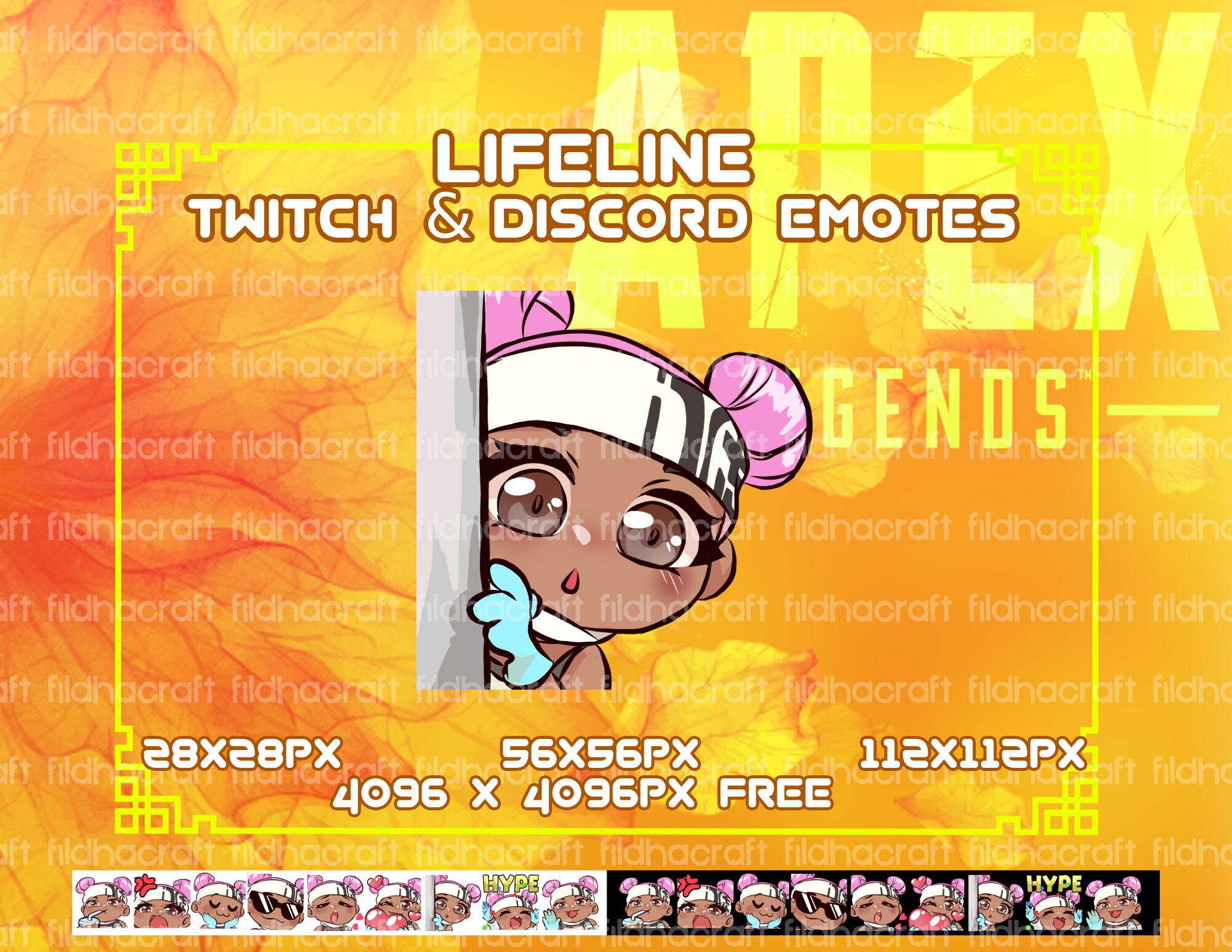 Lifeline Twitch Emotes Bundle, Lifeline Emotes Pack, Lifeline Discord ...