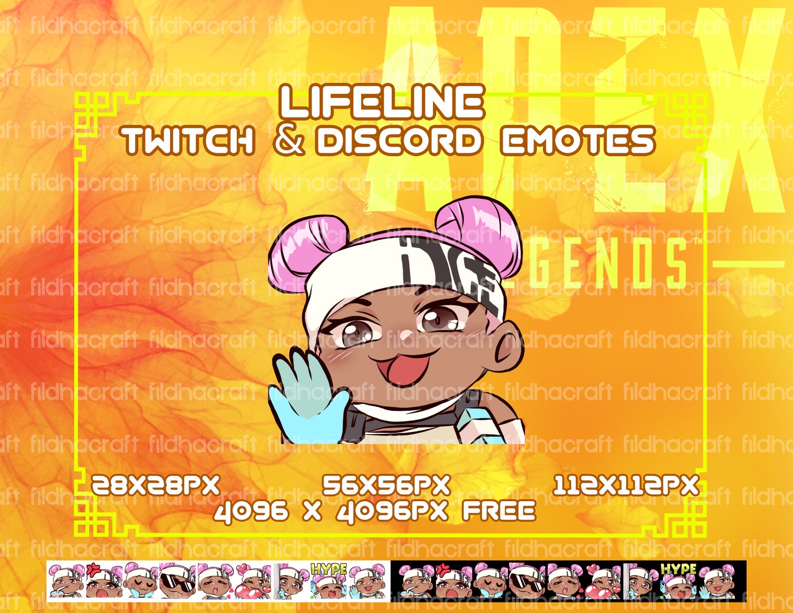 Lifeline Twitch Emotes Bundle, Lifeline Emotes Pack, Lifeline Discord ...