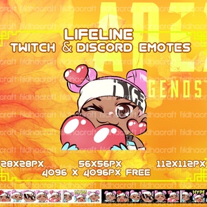 Lifeline Twitch Emotes Bundle, Lifeline Emotes Pack, Lifeline Discord ...