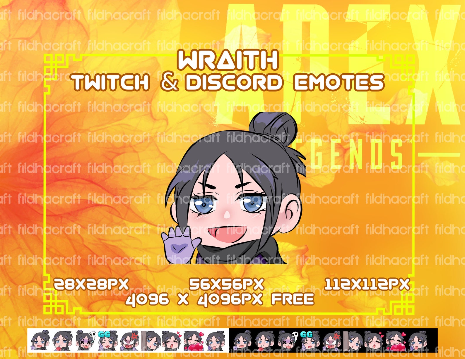 Wraith Twitch Emotes Bundle Wraith Emotes Pack Wraith - Etsy