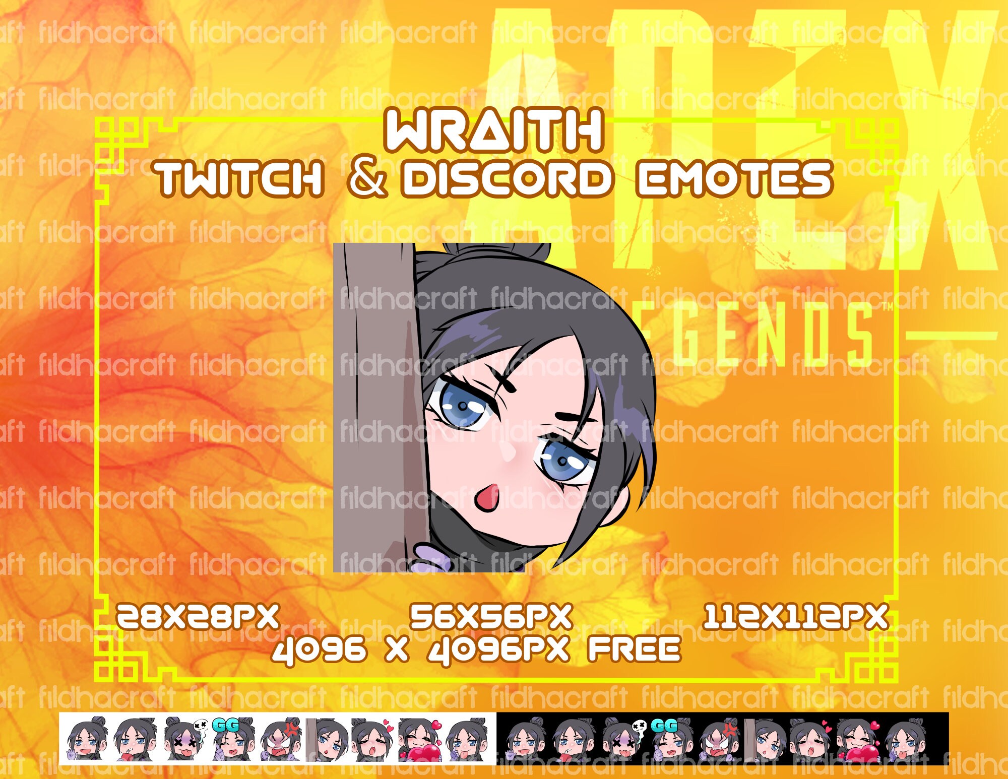 Wraith Twitch Emotes Bundle Wraith Emotes Pack Wraith - Etsy