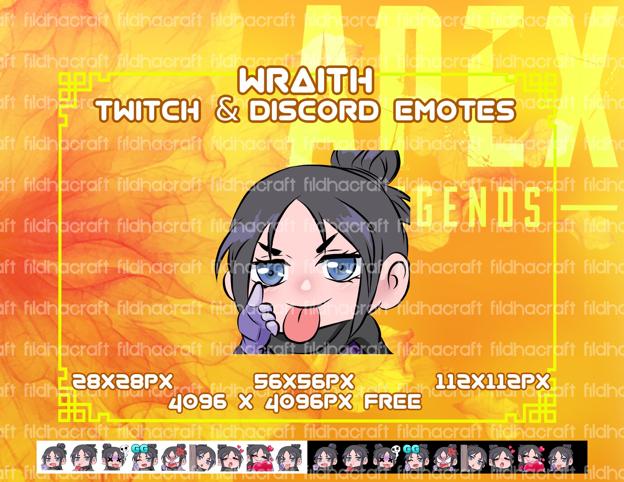 Wraith Twitch Emotes Bundle Wraith Emotes Pack Wraith - Etsy