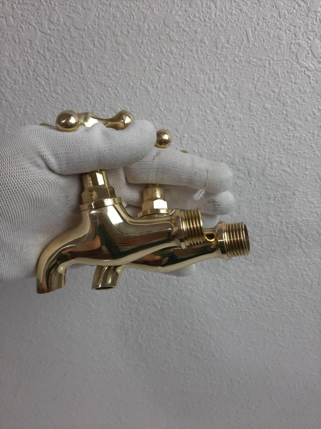 Unlacquered Brass Spigot Taps, Brass Wall-mounted Bib Taps, Durable ...
