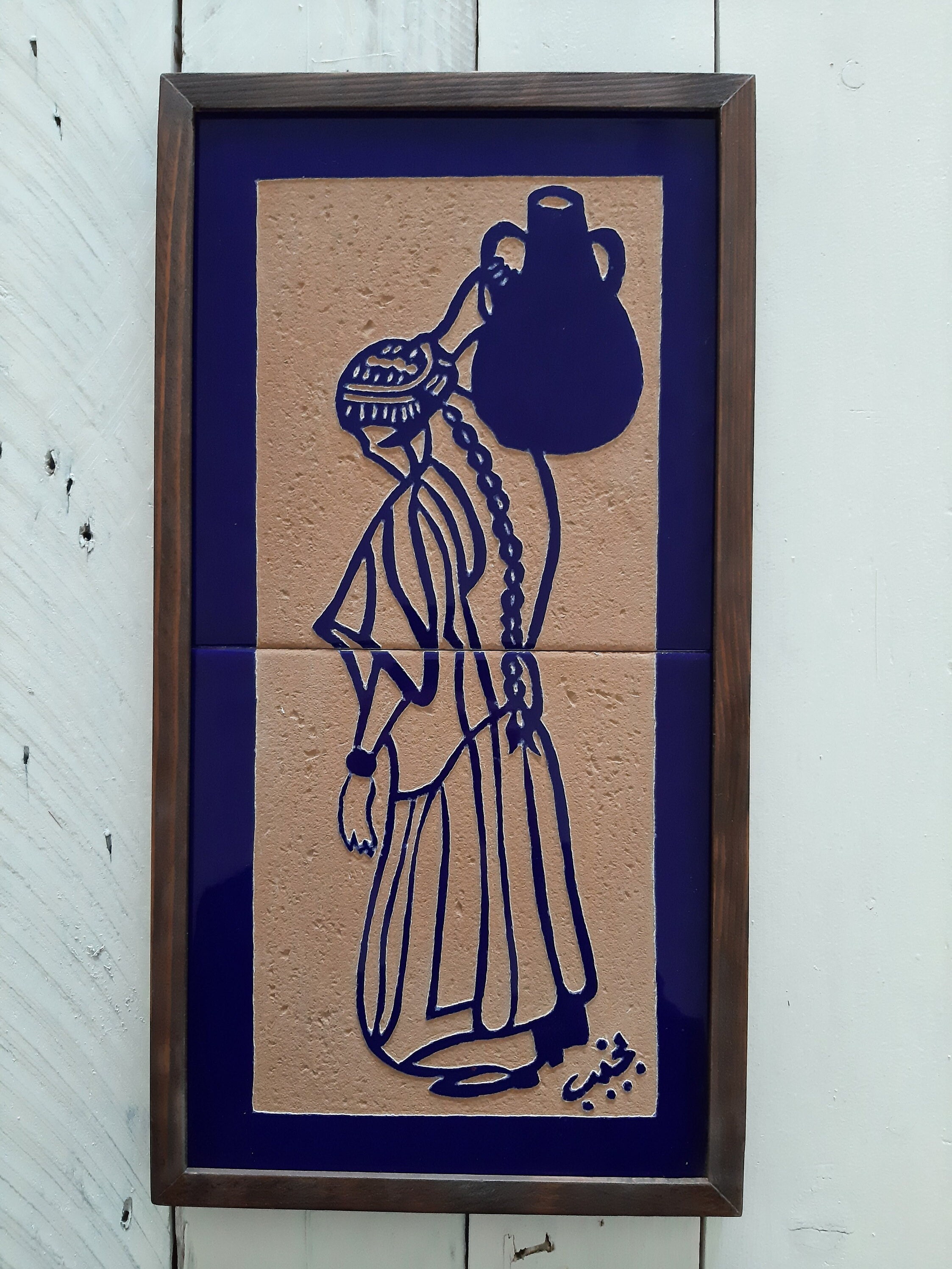 Ceramic Art Tile, Moroccan Art Tile, Friendship Gift, Handmade Tile ...