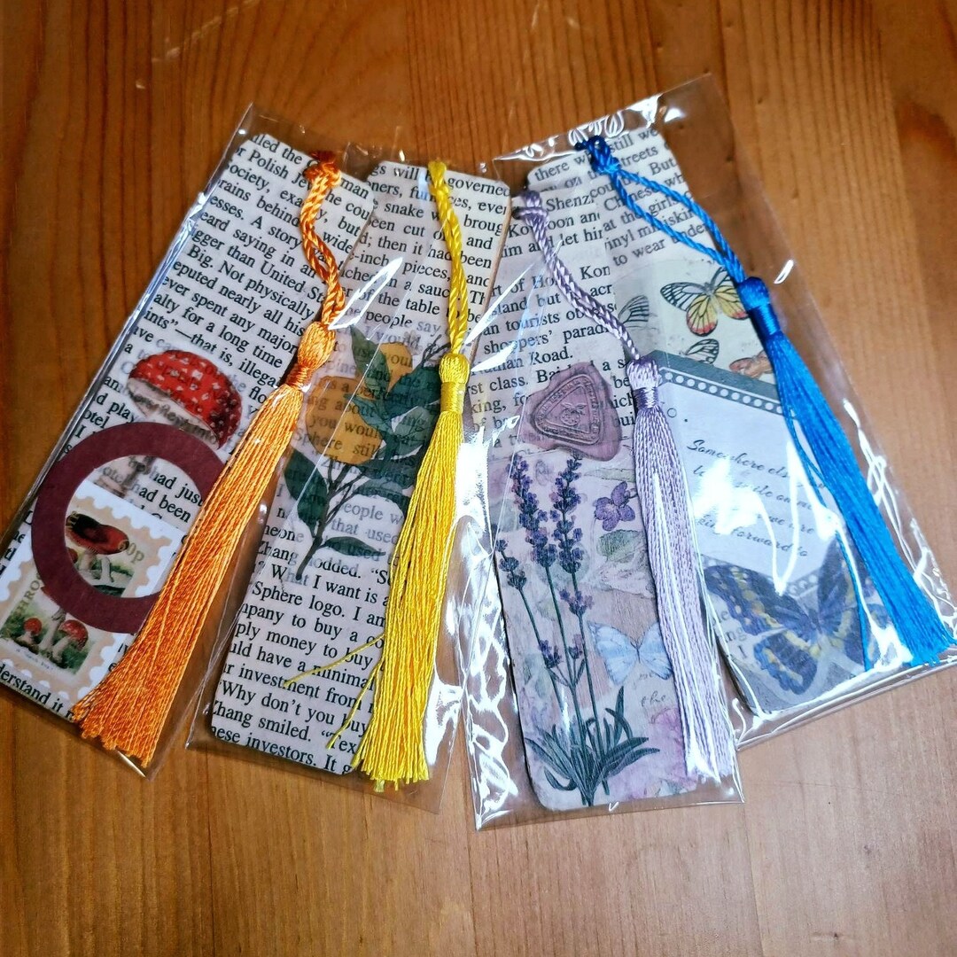 Vintage Floral Bookmarks - Etsy