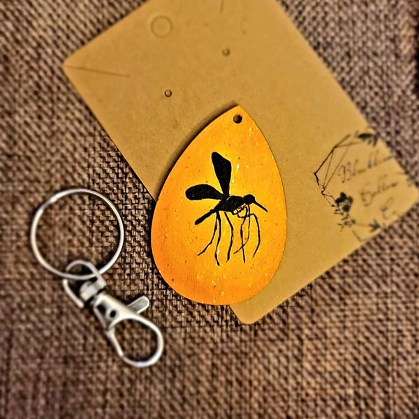 Jurassic Park Amber Keychain - Etsy