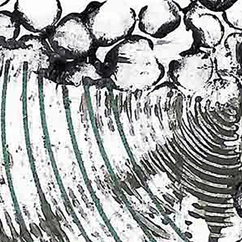Visual Clutter, Abstract Art Black and White, Dynamic Chaotic ...