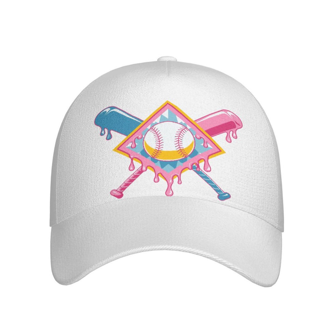 Ice Cream Drip Baseball Cap – Summer Peaked Hat, Can Be Personalized ...