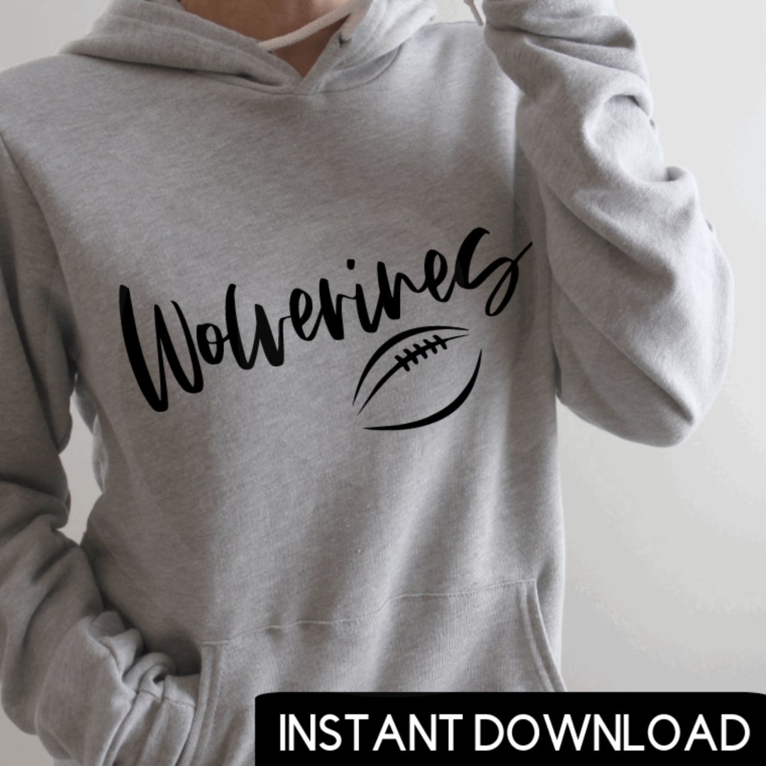 Wolverines Football Digital File Wolverines PNG Wolverines - Etsy