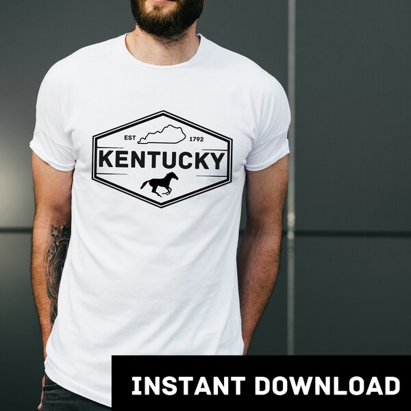 Kentucky Silhouette - Etsy