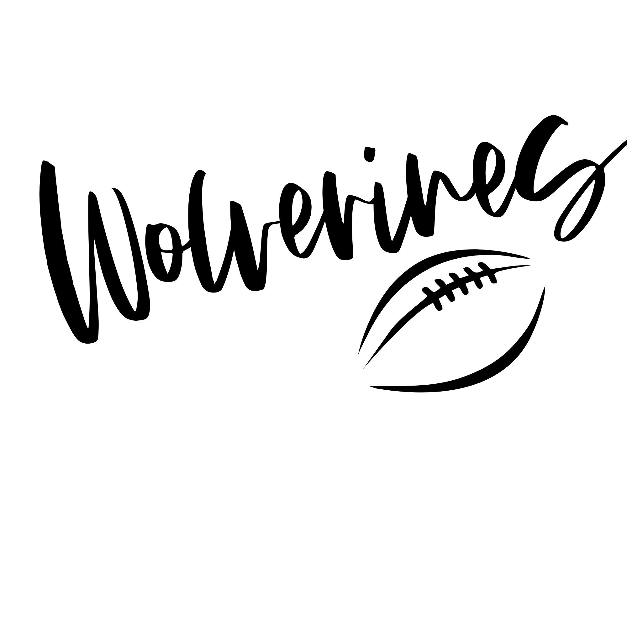 Wolverines Football Digital File Wolverines PNG Wolverines - Etsy