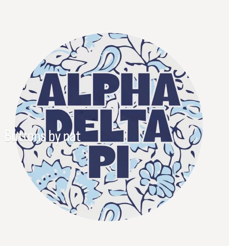 ADPI Sorority Game Day Buttons - Etsy