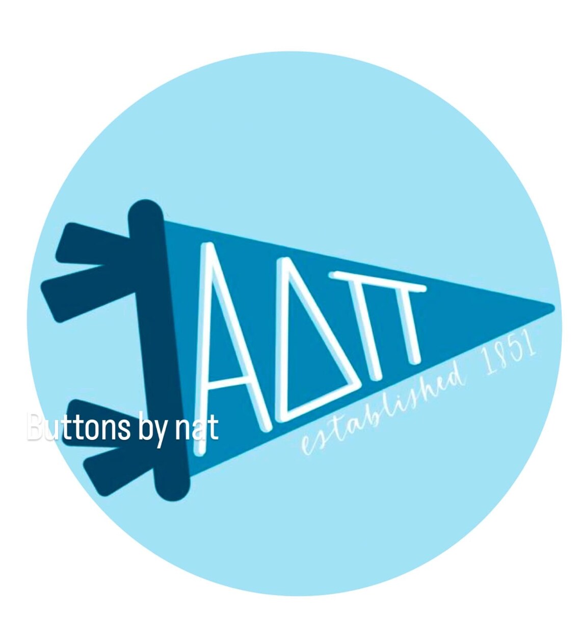 ADPI Sorority Game Day Buttons - Etsy