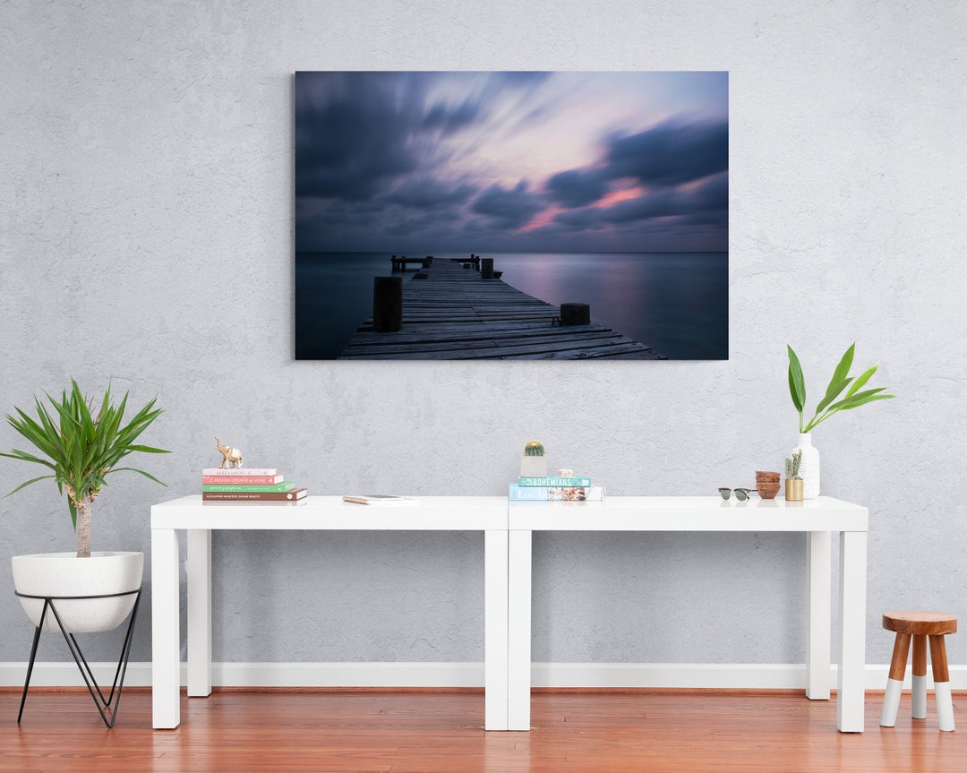 Belize Blue Hour Beach Sunset | Coco Plum Island Pier, Coast, Landscape ...