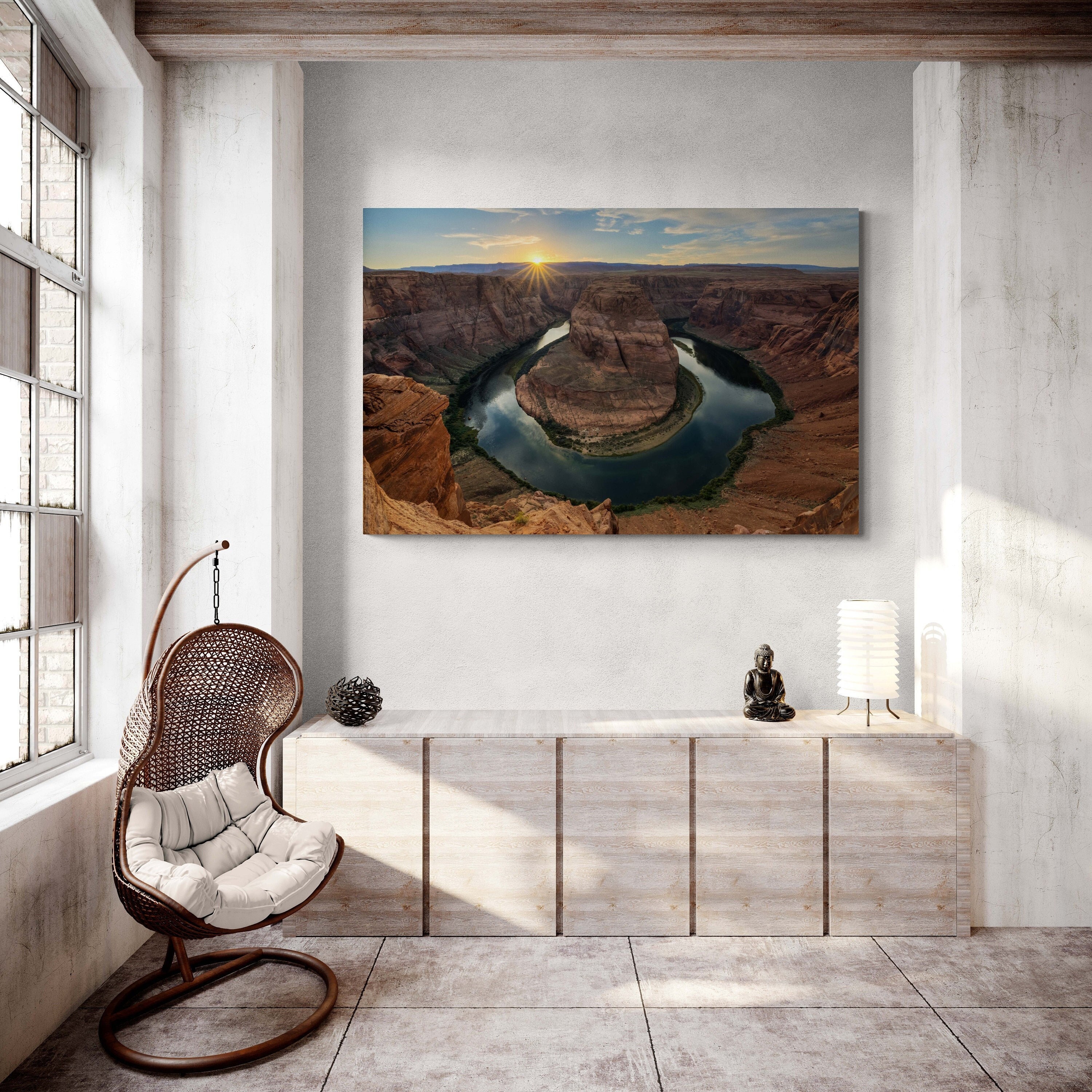 Horseshoe Bend Sunset, Page Arizona Landscape Print, Grand Canyon ...