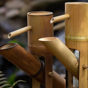 Bamboo Fountain Kit Shishi Odoshi or Deer Scare Bamboo - Etsy
