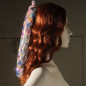 Sequin Hen Party Veil Bride to Be Veil Gift Bachelorette Veil Sparkly ...