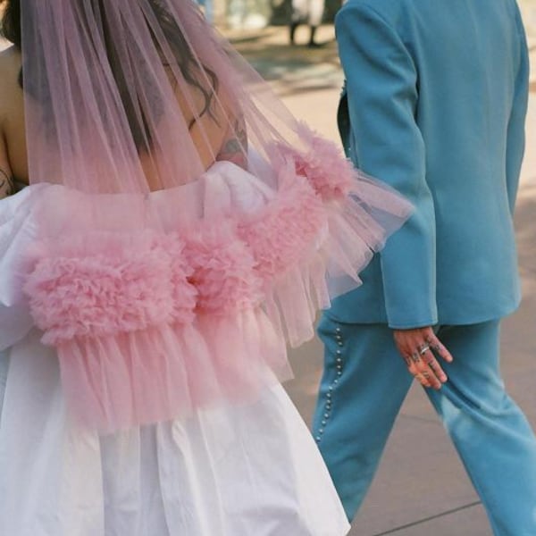 Sequin Hen Party Veil Bride to Be Veil Gift Bachelorette Veil Sparkly ...