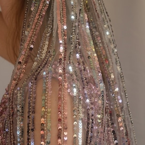 Sequin Hen Party Veil Bride to Be Veil Gift Bachelorette Veil Sparkly ...