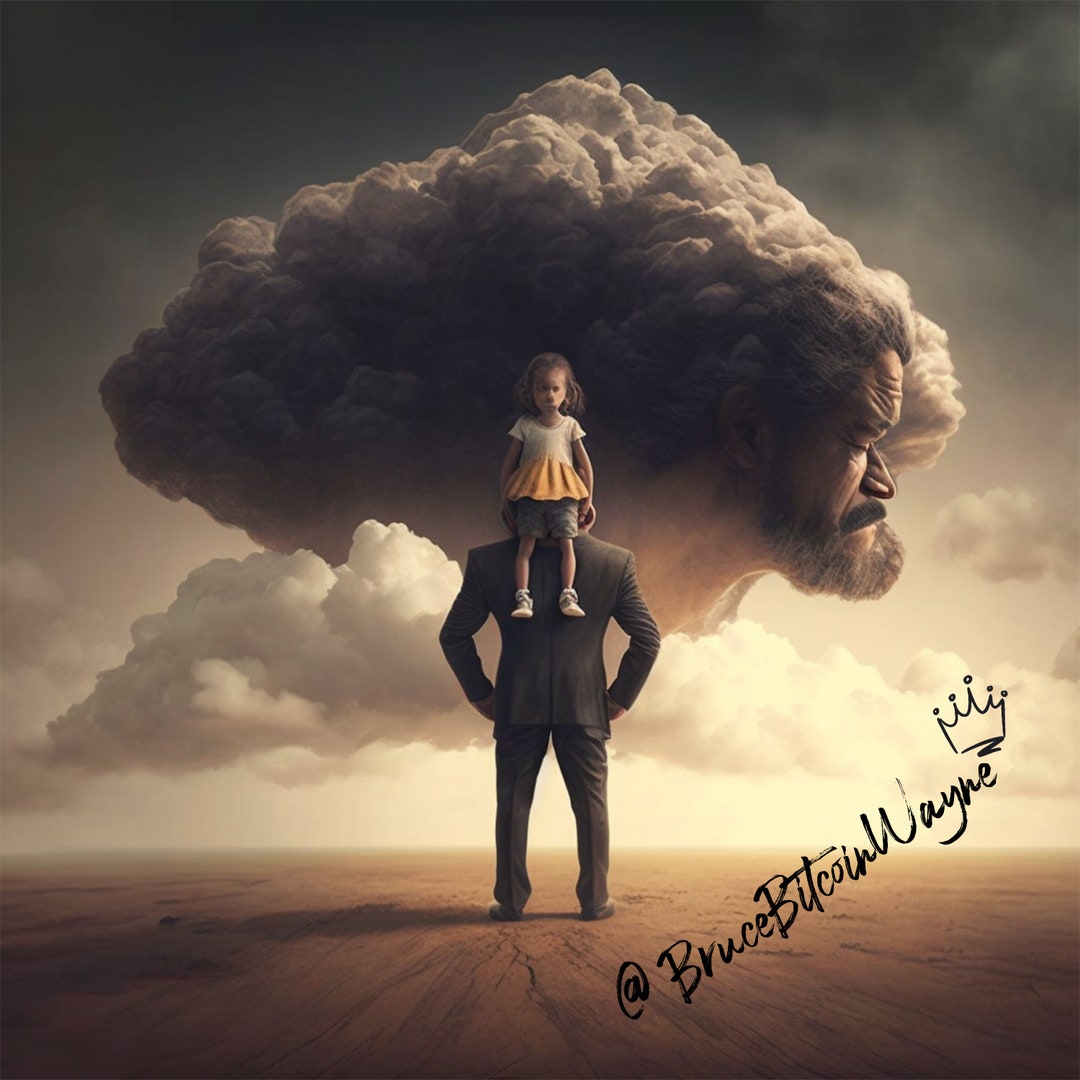 Father Father Figure digital Download,digital Art Print, AI Generated ...