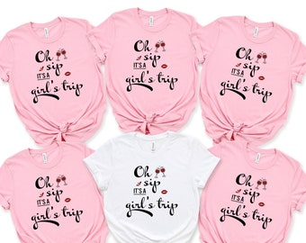 Oh Sip a Girls Trip T Shirt - Etsy