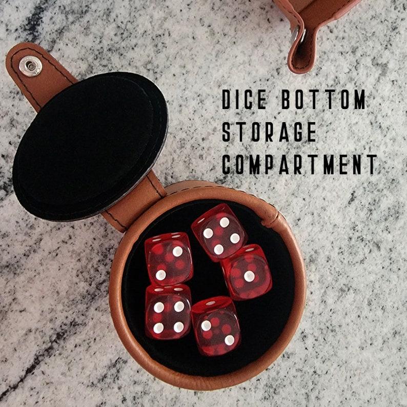 Personalized Game Time Dice Cup and Tray Set for Family Game Night - Etsy