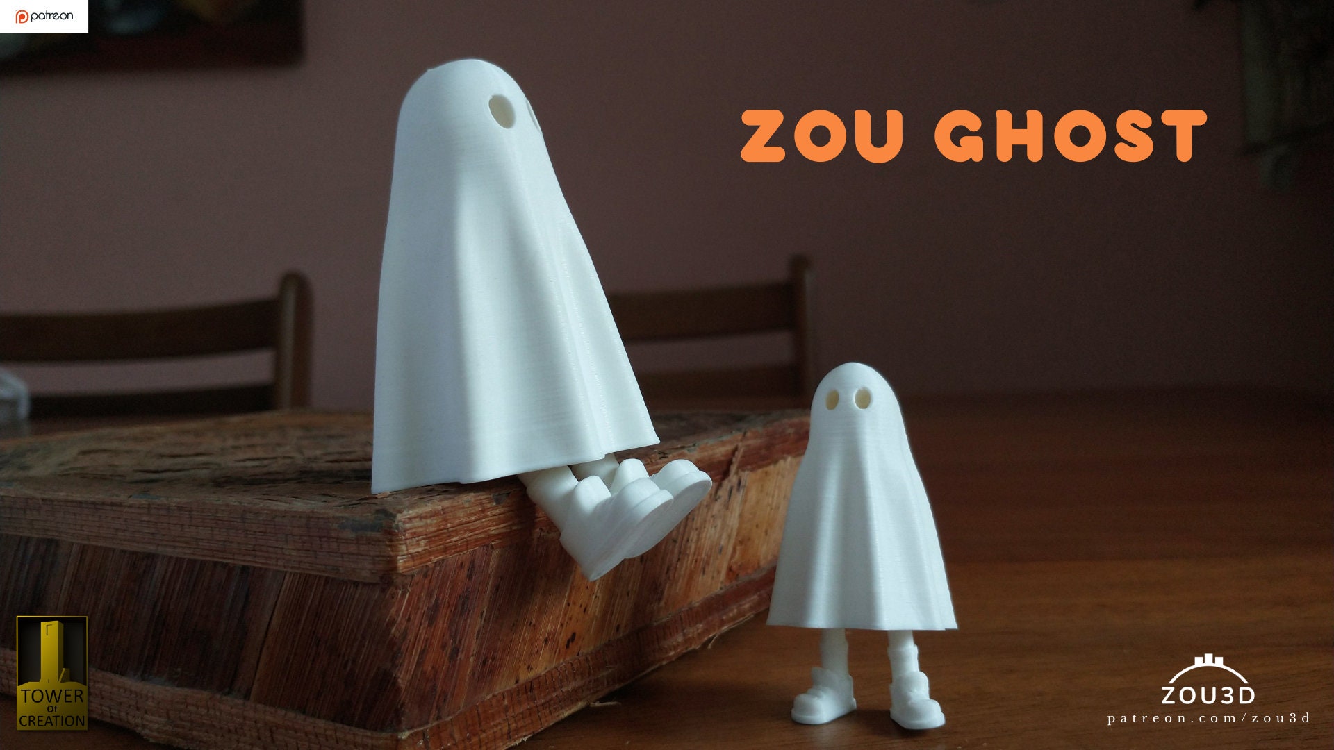 3d Printed Ghost With Feet Cute Halloween Decoration as Seen - Etsy
