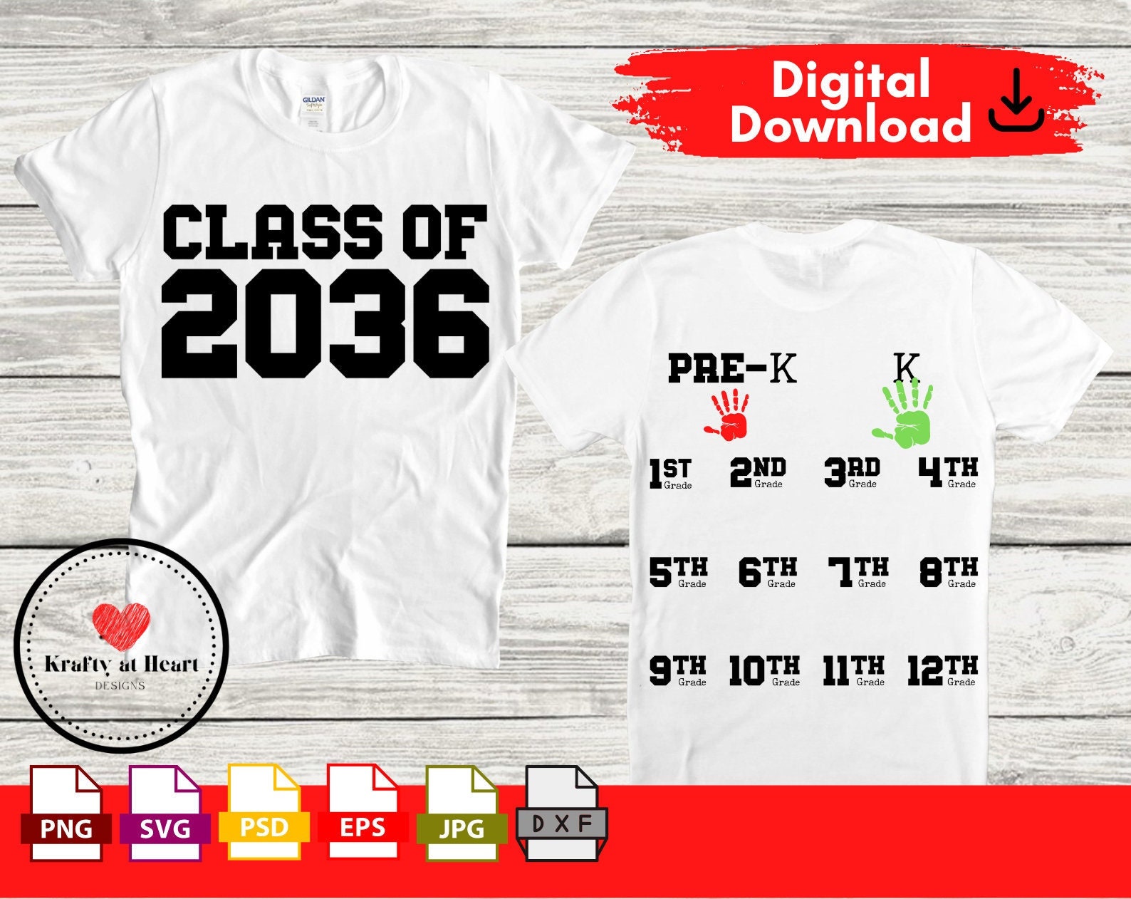Class Of 2036 Svg