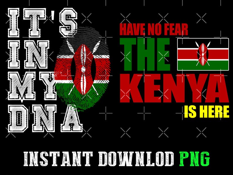 Kenya,kenya Flag,kenya Png,kenya Flag Png,for Printing Projects. - Etsy