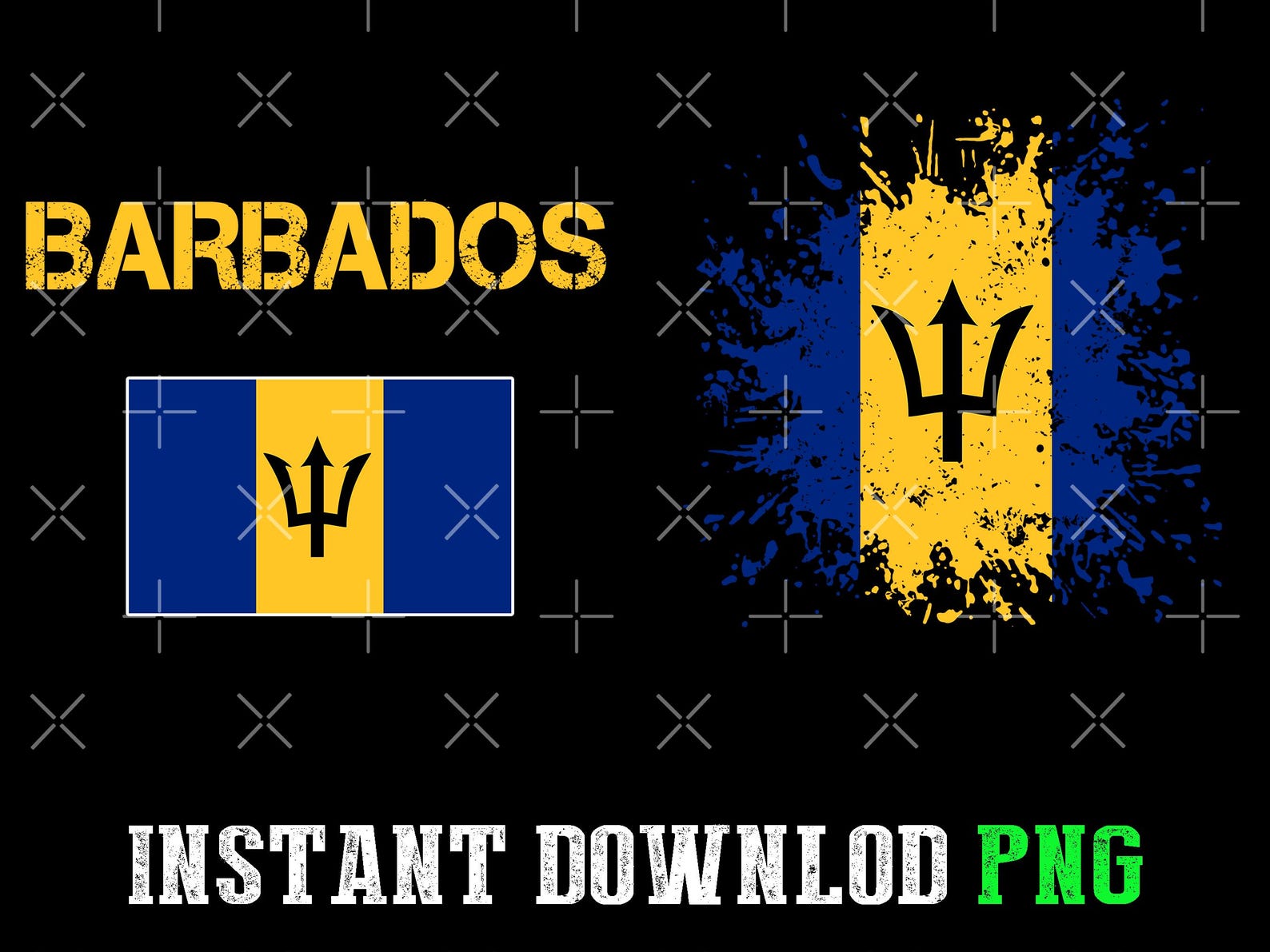 Barbados,barbados Flag,barbados Png,barbados Flag Png,for Printing ...