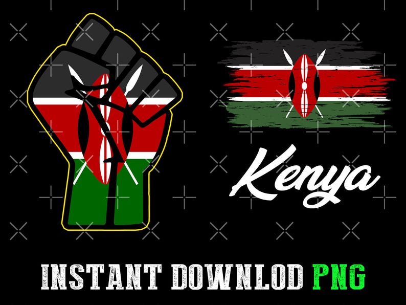 Kenya,kenya Flag,kenya Png,kenya Flag Png,for Printing Projects. - Etsy