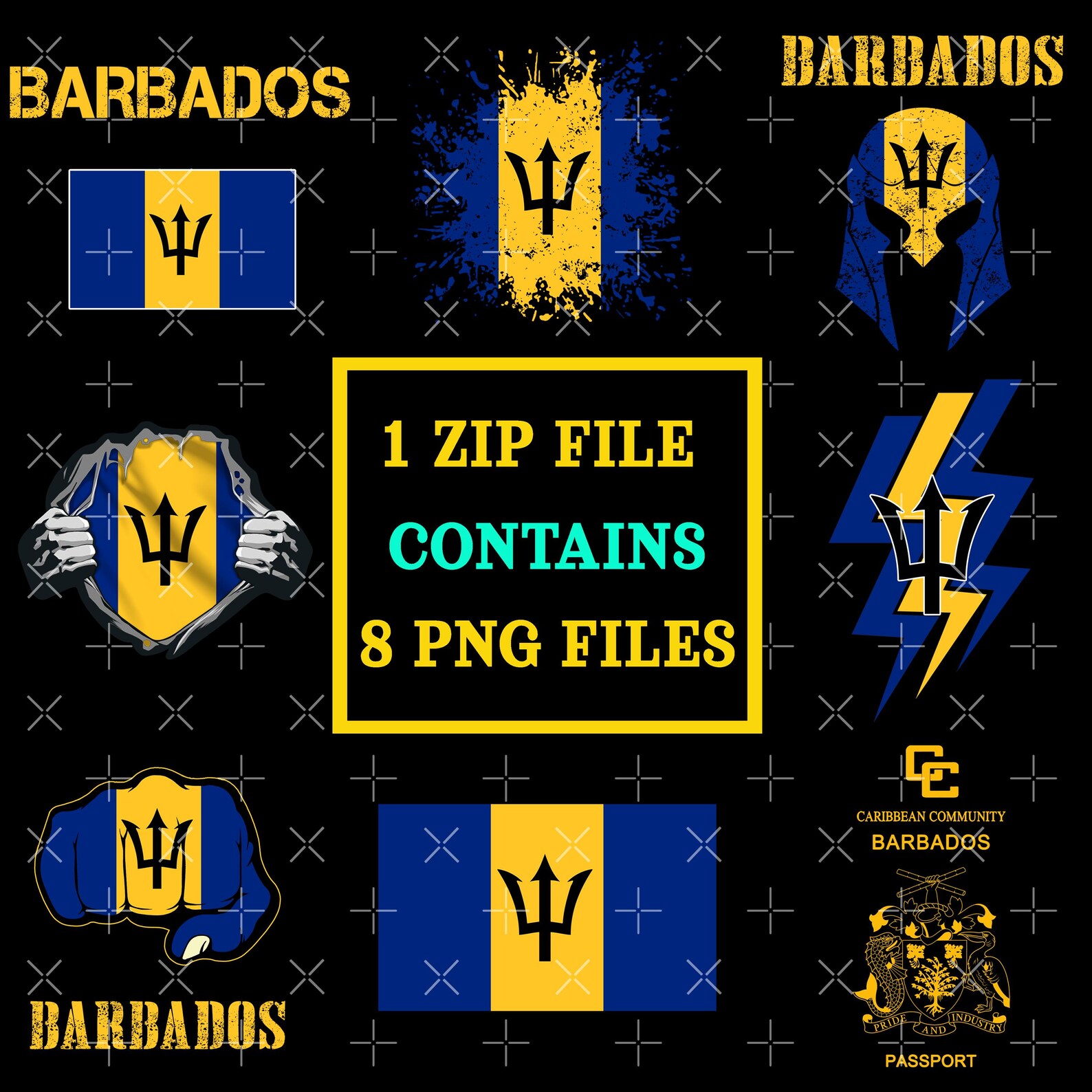 Barbados,barbados Flag,barbados Png,barbados Flag Png,for Printing ...