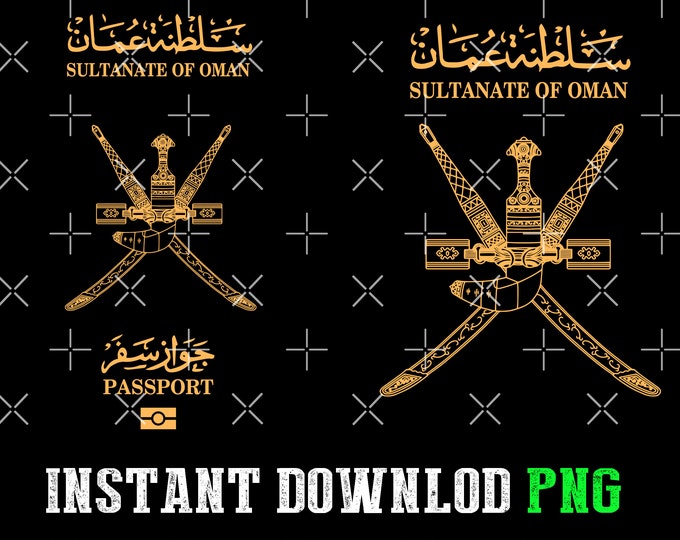 Oman Flag Emblem Stickers - Express Your Omani Pride With Style - Etsy