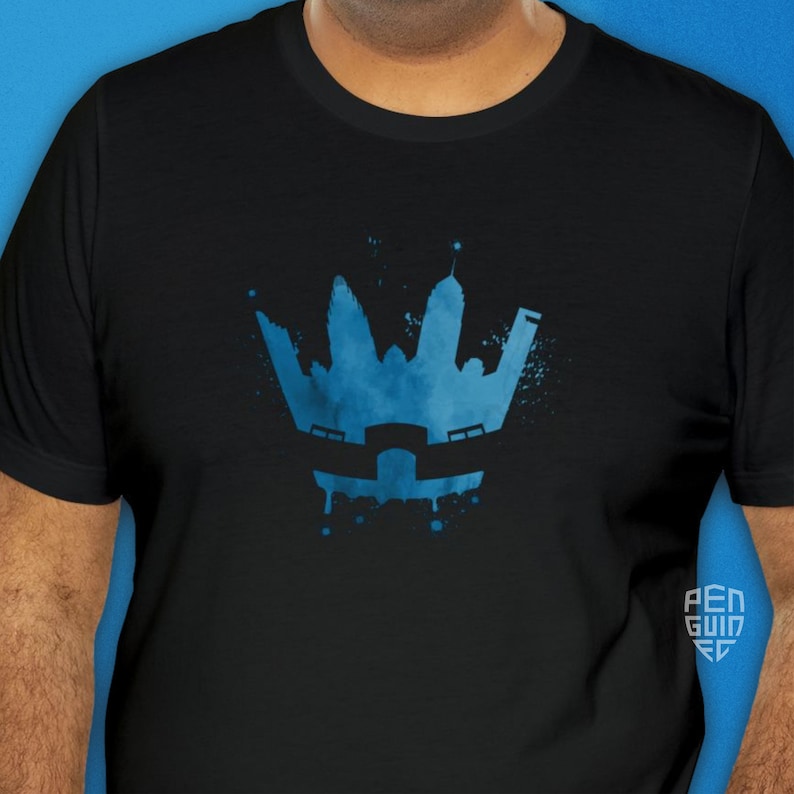 Charlotte FC Crown Shirt | Graphic Tee | Charlotte | Skyline | MLS | Purple | Black | CLTFC ...