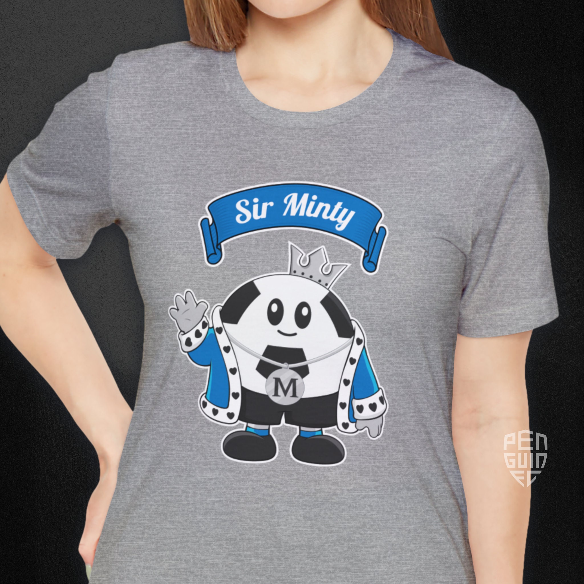 Sir Minty T-shirt Charlotte FC Graphic Tee Shirt Gift Mascot MLS CLTFC ...