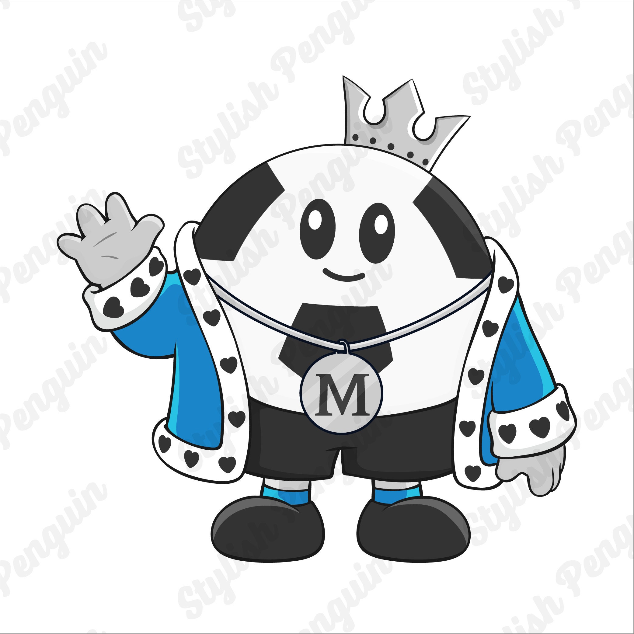 Sir Minty Charlotte FC Mascot Digital Download | High-quality SVG and ...