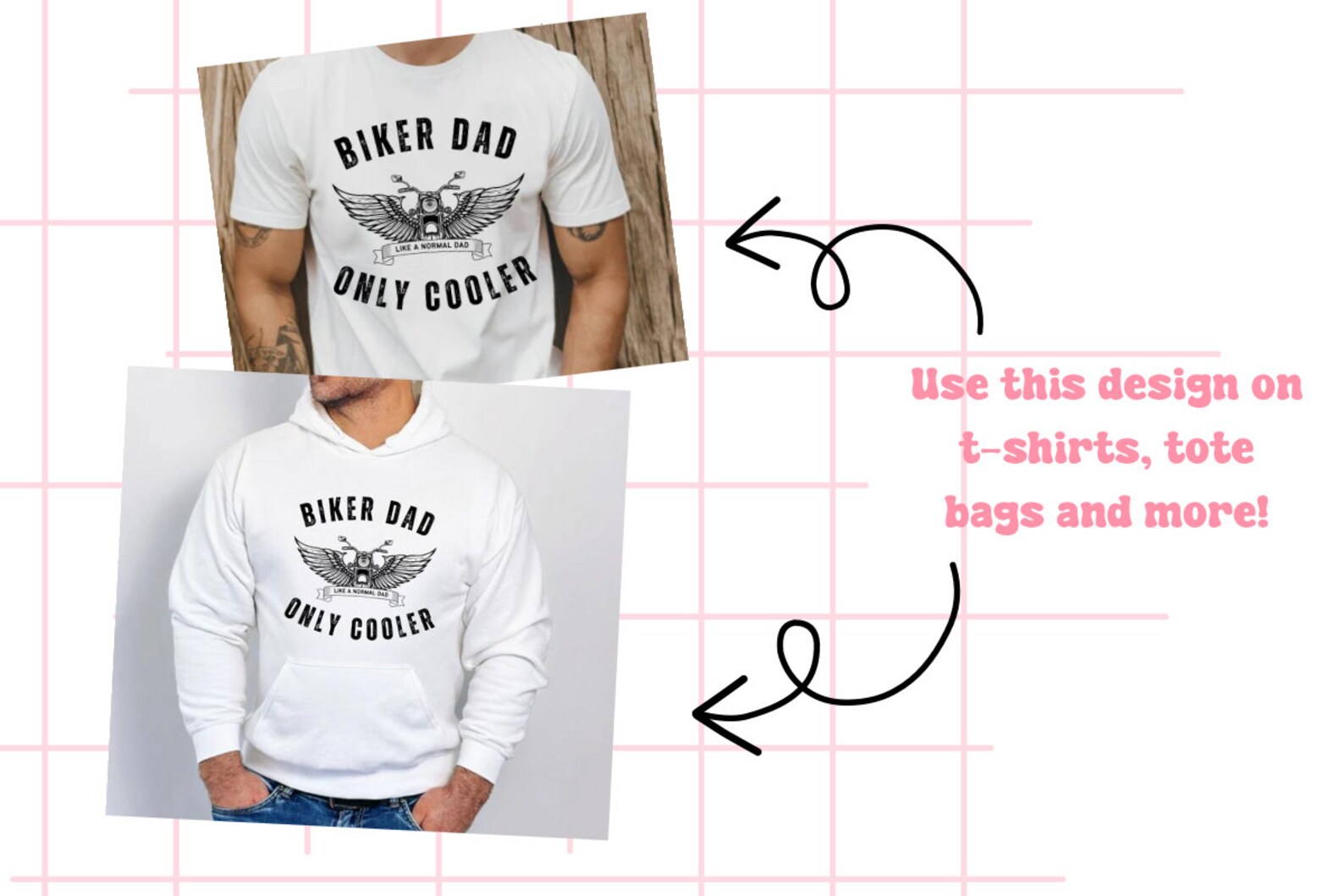 Biker Dad Svg PNG, Motorcycle Dad Svg Cut File, Fathers Day Svg, Cool ...