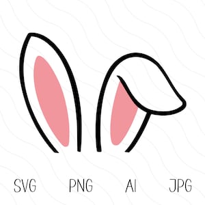 Bunny Ears SVG, Easter Svg, Easter Bunny Svg, Bunny Svg, Rabbit Ears ...