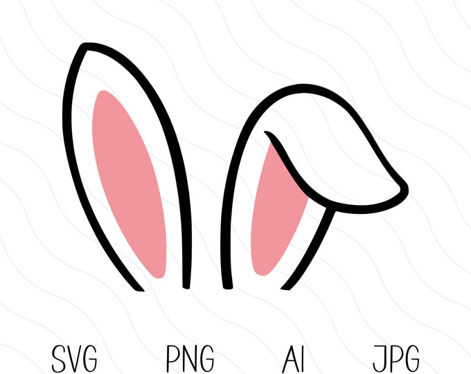 Bunny Ears Svg, Bunny Ears Svg Bundle, Easter Bunny Svg, Easter Bunny ...