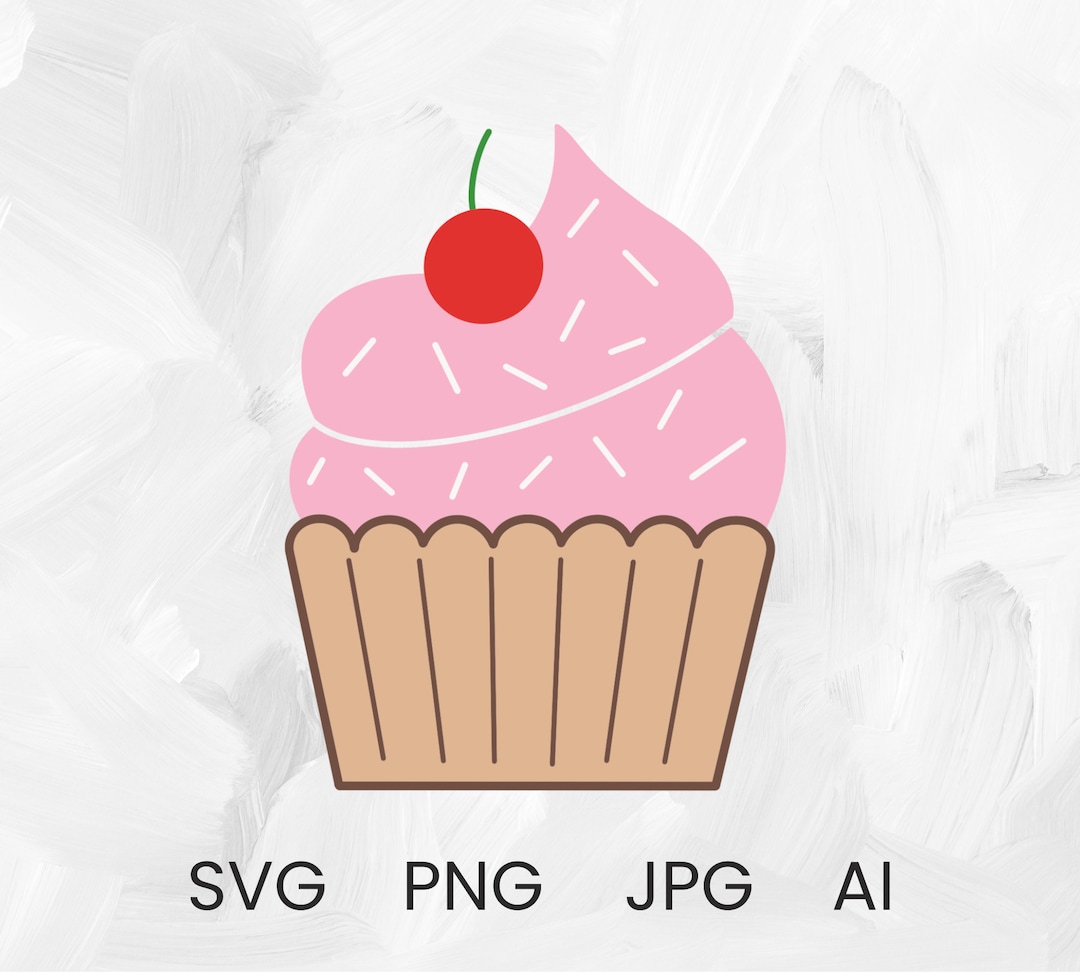 Cupcake SVG | Cupcake Cut File for Cricut | Layered Birthday Shirt ...