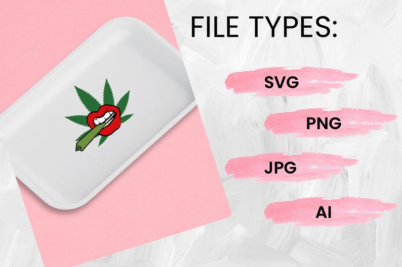 Smoking Joint SVG Cut File for Cricut Pot Leaf Svg Weed Rolling Tray ...
